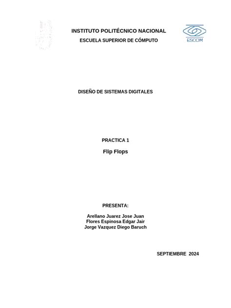 Implementacion De Flip Flops En Vhdl Pdf Electrónica Ingeniería
