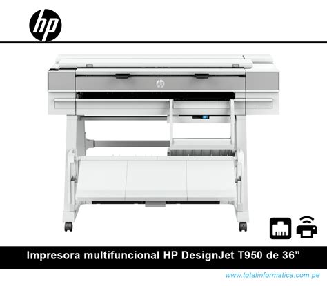 Impresora Multifuncional Plotter Hp Designjet T950 De 36 2y9h3a A4 A0