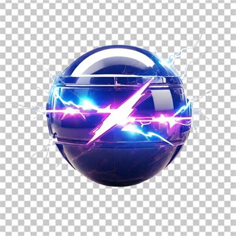 Lightning Light Effect Shape On White Background Premium Ai Generated Psd