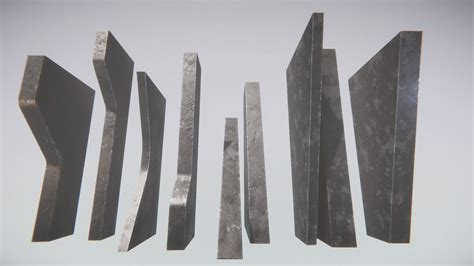 Sci Fi Metal Structures