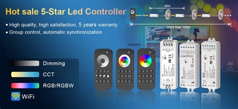 Rgb Led Strip Controller And Rgbw Led Strip Controller
