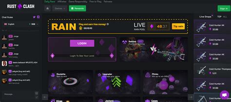 RustClash Review Earn Level Rewards Bet Rakeback