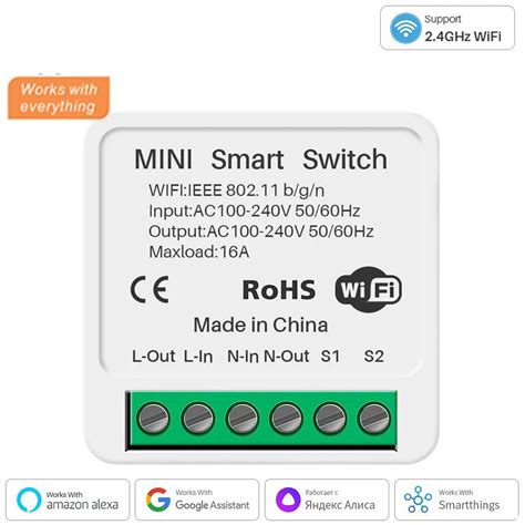 16a Wifi Mini Diy Smart Switch 2 Way Control Smart Home Automation