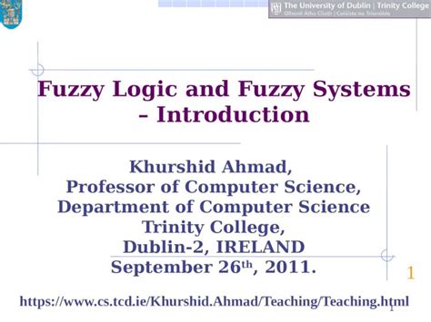 Pptx Fuzzy Logic And Fuzzy Systems Introduction Dokumentips