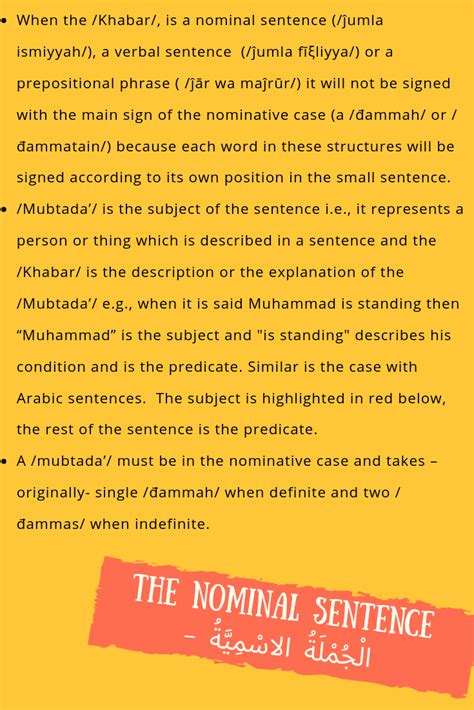 Learning Arabic Msa Fabiennem The Nominal Sentence الْجُمْلَةُ الاسْمِيَّةُ Prepositional