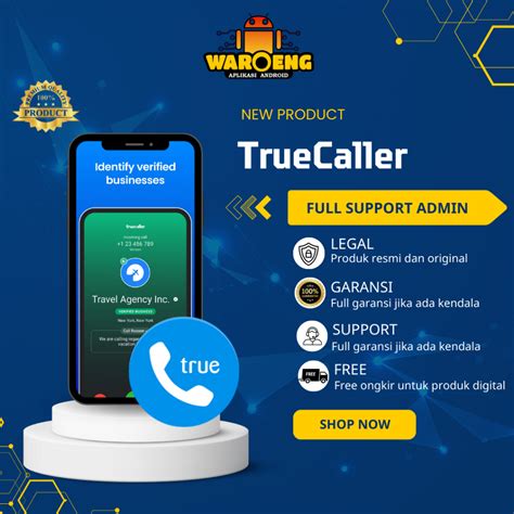 Jual Truecaller Pro Premium No Trial Full Version Lifetime Bergaransi