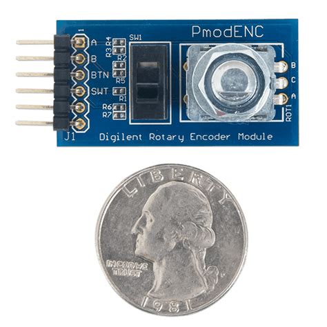 Pmod Enc Rotary Encoder Digilent