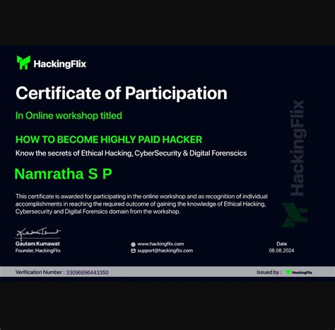 Namratha S P On Linkedin Cybersecurity Ethicalhacking Hackingworkshop Cybersecuritytraining…