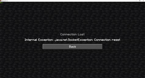Java Every Time I Try To Join My Realm I Get Kicked After A Few Seconds And Get This Message