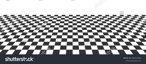 Horizontal Tile Floor Checkered Texture Plane Stock Vector Royalty