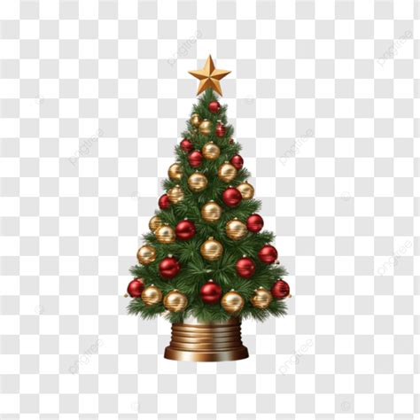 축제 휴일을 위해 아름답게 장식된 크리스마스 트리 장식 된 크리스마스 트리 명절을 아름답게 준비했습니다 크리스마스 트리 Png 일러스트 및 이미지 에 대한 무료