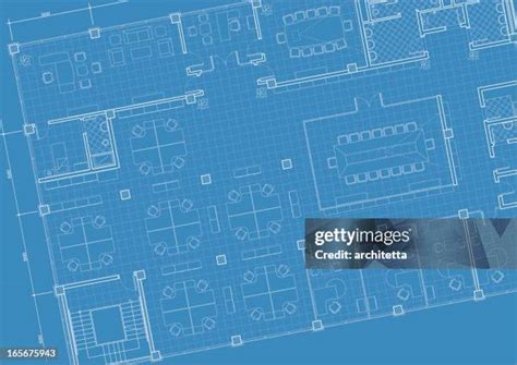 Office Layout Blueprint Photos And Premium High Res Pictures Getty Images
