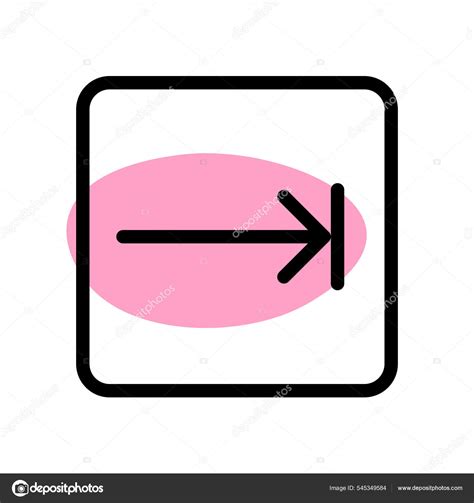 Rightwards Arrow Bar Symbol Tab Function Macintosh Stock Vector Image By Get Net