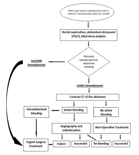 Algorithm For Management Of Perirectal Hematomas And Intra Abdominal