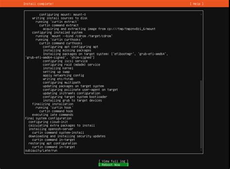 installing ubuntu linux for veeam hardened repository