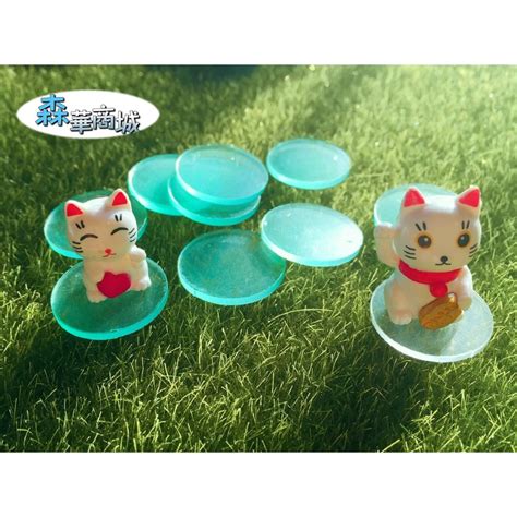 森華商城 微景觀裝飾 公仔專用 透明圓形底座 5入包卡通動漫透明底座 烘培蛋糕公仔底座 園藝裝飾 蝦皮購物