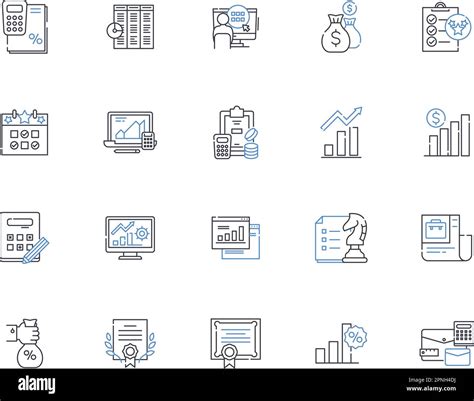 Reminder Prompt Line Icons Collection Notification Alarm Prompting