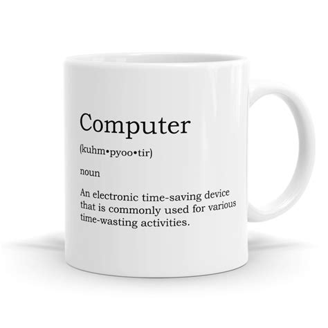 Computer Definition Mug Bespoke Mugs