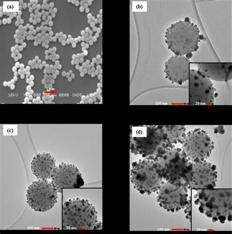A Sem Image Of Sio 2 Particles At 15000 Magnifications Hr Tem