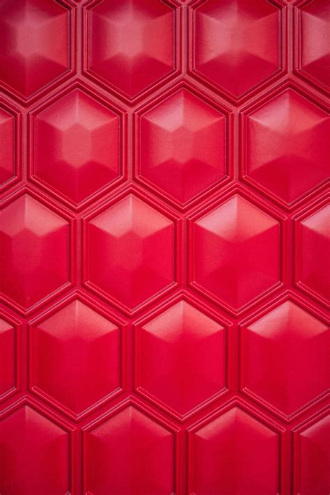 Download Red Grid Wall Texture Wallpaper