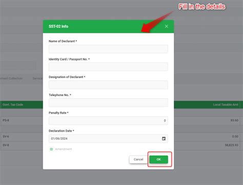 Cloud Accounting Commit Sst Processor Error Please Fill In Sst 02 Info Before Commit