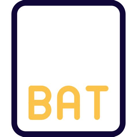 Bat File Coding Files Icon Download On Iconfinder