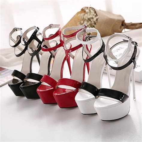 Купити Босоніжки на супер високих підборах вечірні сексуальні туфлі