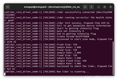 【orange pi 5嵌入应用开发】 ros2 humble中使用激光雷达 humble rosdemo csdn博客