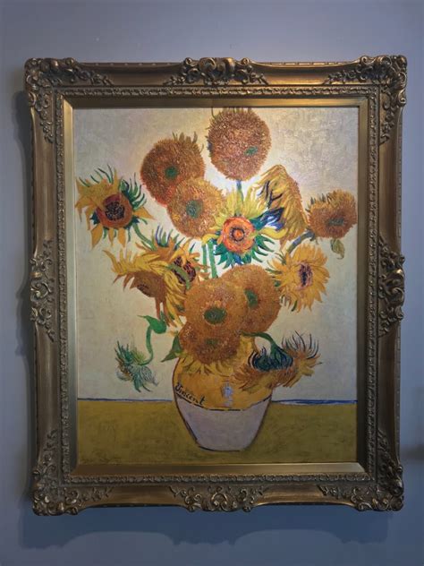 [명화 액자] 빈센트 반 고흐 해바라기 [15송이] Vincent Van Gogh Still Life Vase With Fifteen Sunflowers