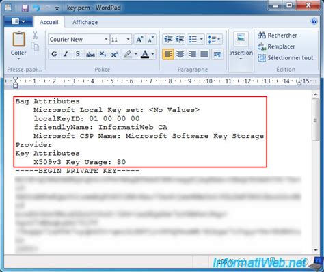 Convert A Pfx Certificate To A Pvk Private Key And A Cer Certificate