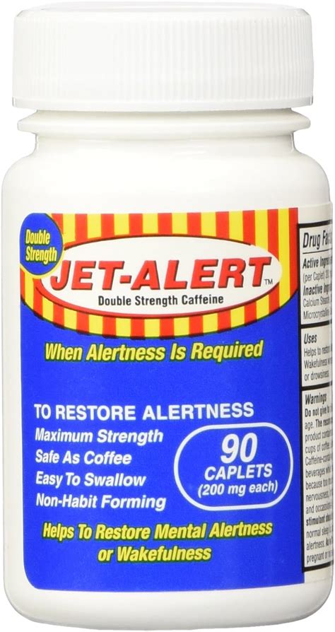 Jet Alert Double Strength Alertness 200mg 90 Ct 2 Pack