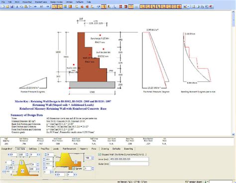 design of gravity retaining wall gravity retaining wall design