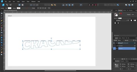 How To Create A Sliced Text Effect In Affinity Designer The Creative Hagja