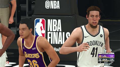 【nba 2k21】總決賽 湖人vs籃網 G6 Youtube