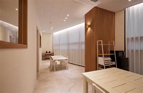 우드톤 카페 같은 분위기 44평 미술학원 인테리어 용인 수지구 풍덕천동