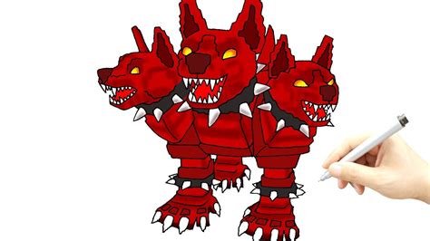 How To Draw Cerberus Steal A Brainrot Youtube