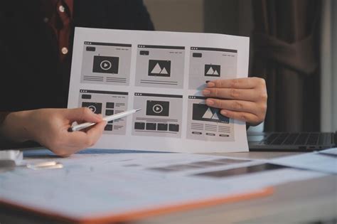 premium photo ux ui design process for modish mobile application and
