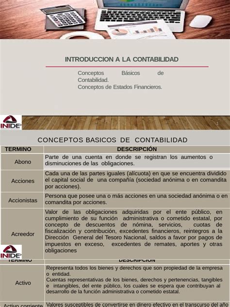 11 Conceptos Basicos De La Contabilidad Pdf Contabilidad Bancos