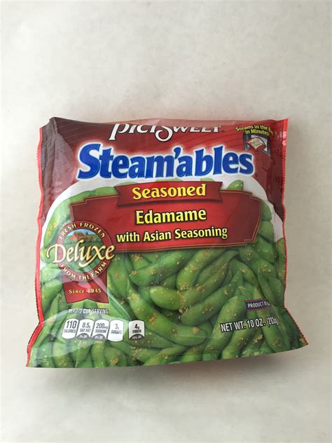 Nutritional Information For Pictsweet Seasoned Edamame With Asian