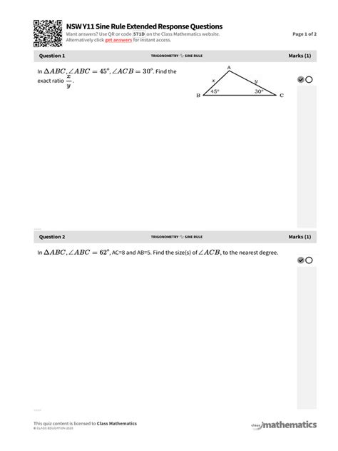 Sine Rule Pdf Trigonometry Classical Geometry