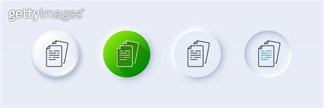 documents line icon doc file page sign line icons vector 2050690838