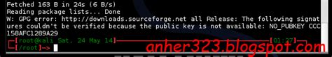 Mengatasi Gpg Error Di Kali Linux Anherr Blogs
