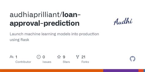 Github Audhiaprilliantloan Approval Prediction Launch Machine