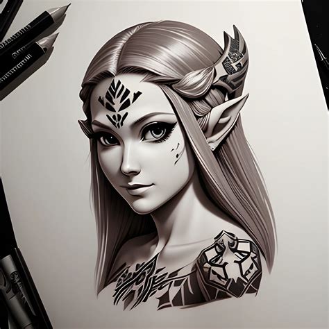 Princess Zelda Drawing