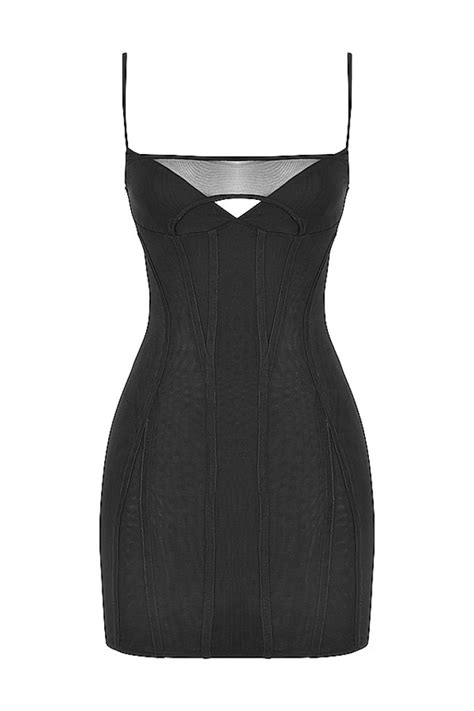 Clothing Mini Dresses Mistress Rocks Stargazer Black Mesh Mini Dress Mini Dress Mini