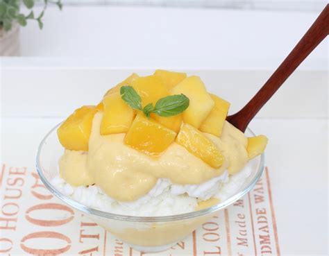 시원하고 달달한 망고빙수 만들기