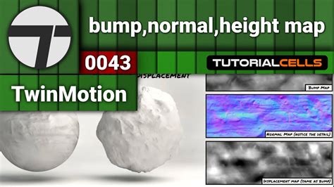 0043 Bump Map And Normal Map And Height Map In Twinmotion Youtube