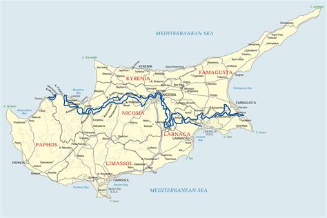 Cyprus Un Buffer Zone Map