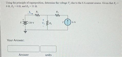 Solved Using The Principle Of Superposition Determine The Chegg