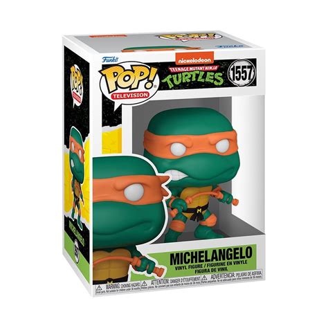 Teenage Mutant Ninja Turtles Michel Ange Funko Pop Chiffre Paramount Shop